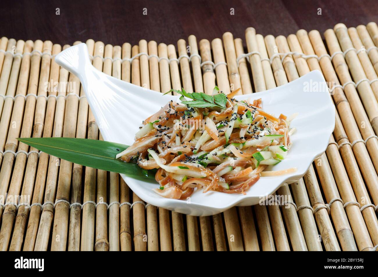 Chinese dish pig ear Stock Photo - Alamy