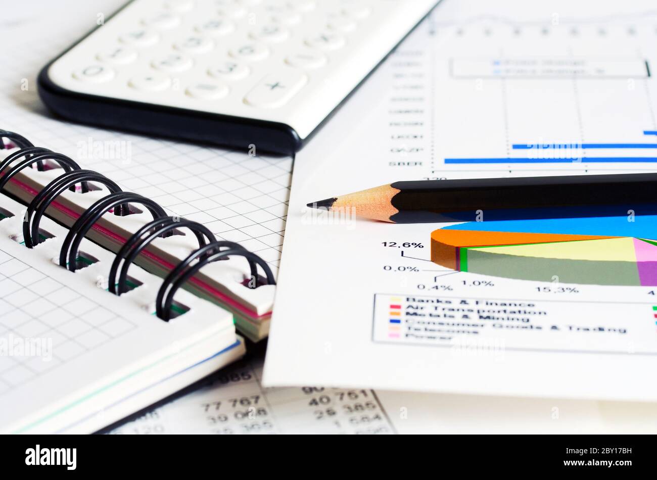 Stock market graphs and charts Stock Photo - Alamy