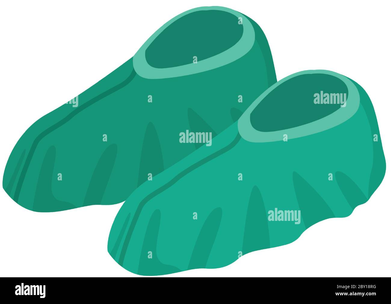 biosafety shoes equipment protection icon vector illustration design ...