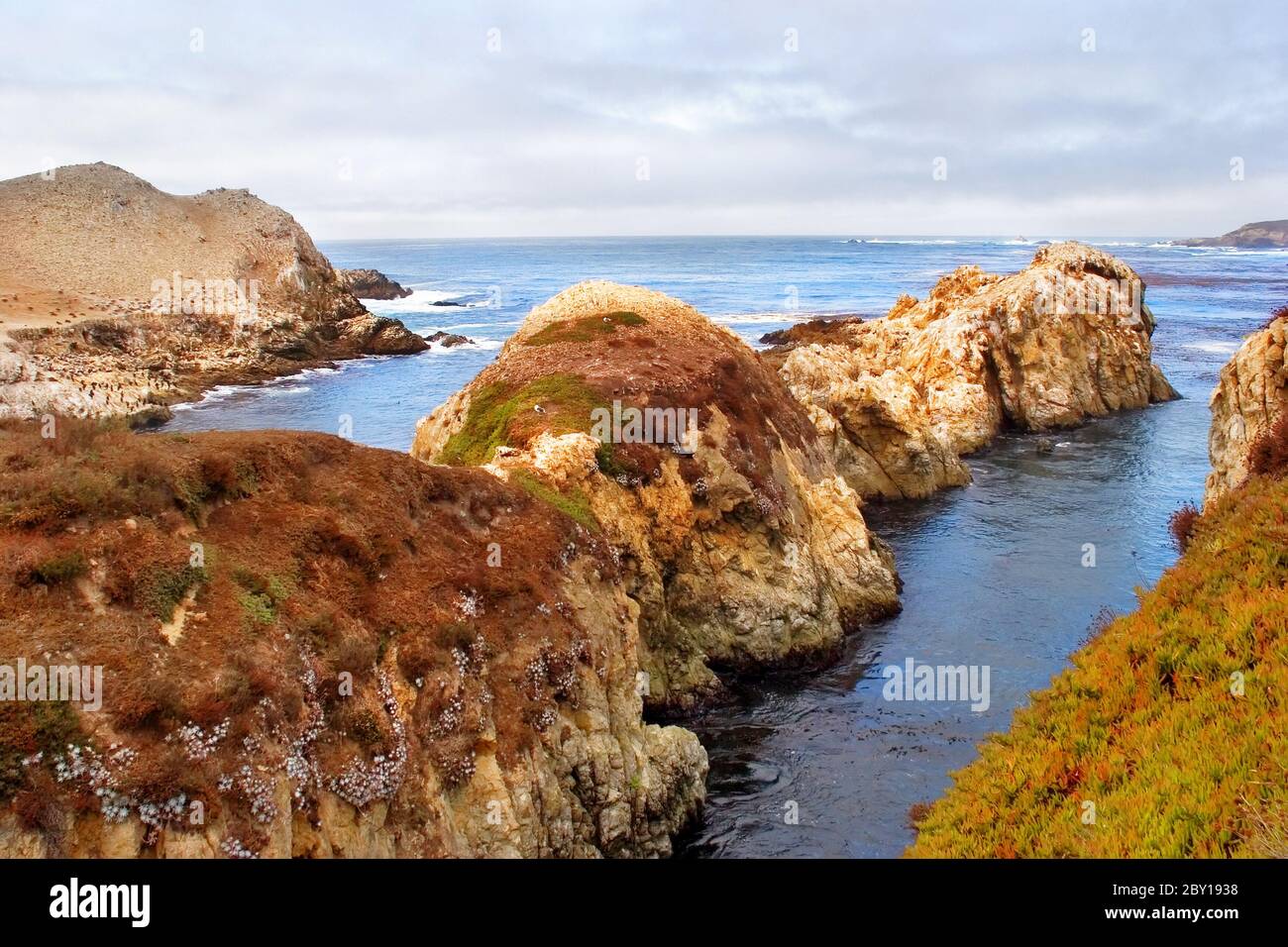 Narrow bays between rocks Stock Photo - Alamy