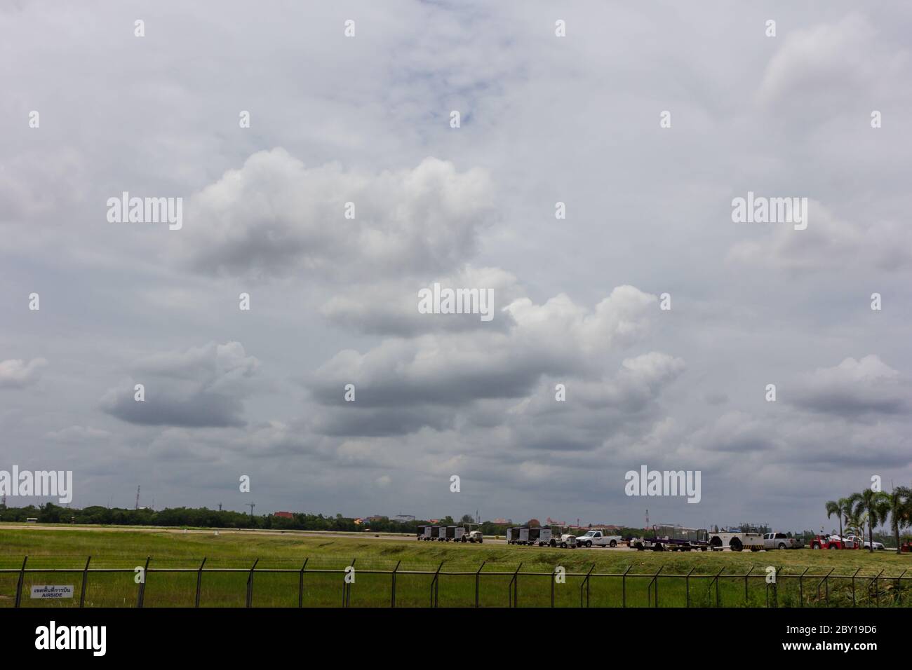 Blue sky with clouds background on morning time Stock Photo - Alamy