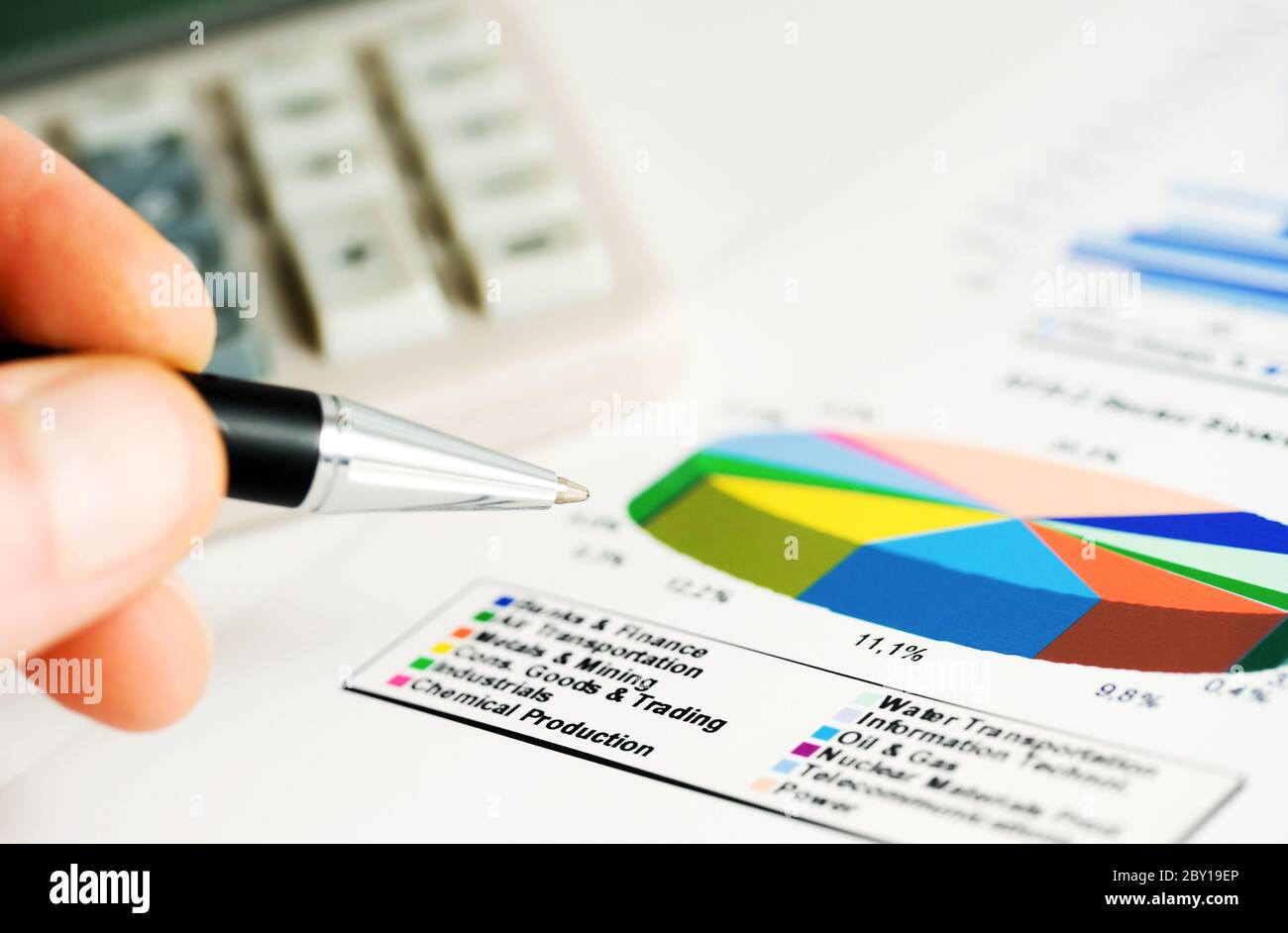Stock market graphs analysis Stock Photo - Alamy