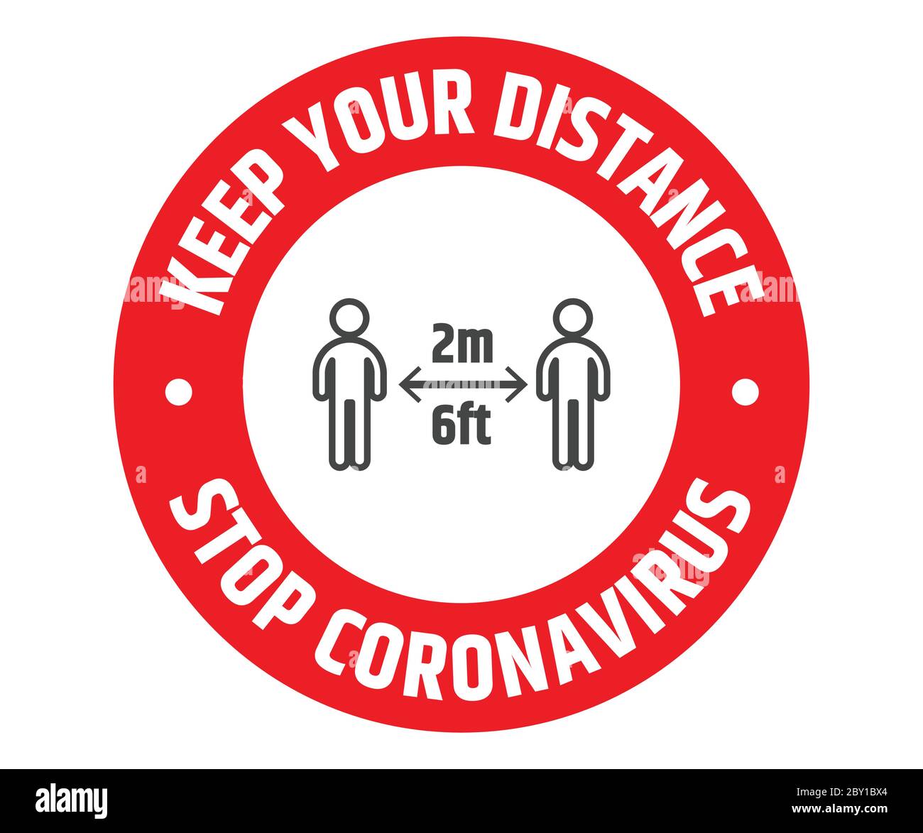 keep your distance and maintain 6 feet of social distancing to stop ...