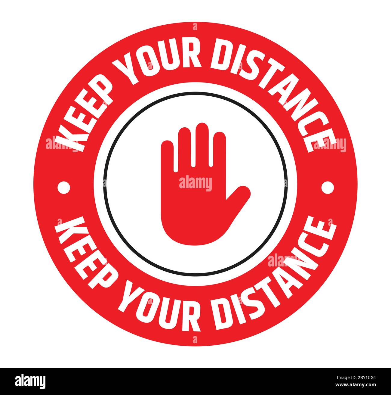 keep your distance and maintain 6 feet of social distancing to stop ...