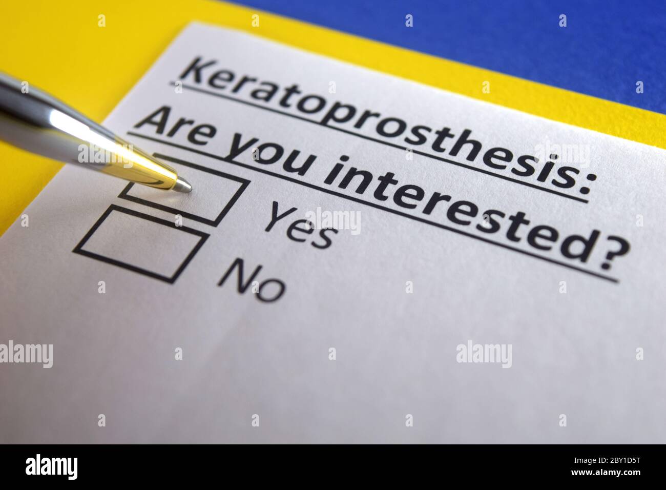 Keratoprosthesis hi-res stock photography and images - Alamy