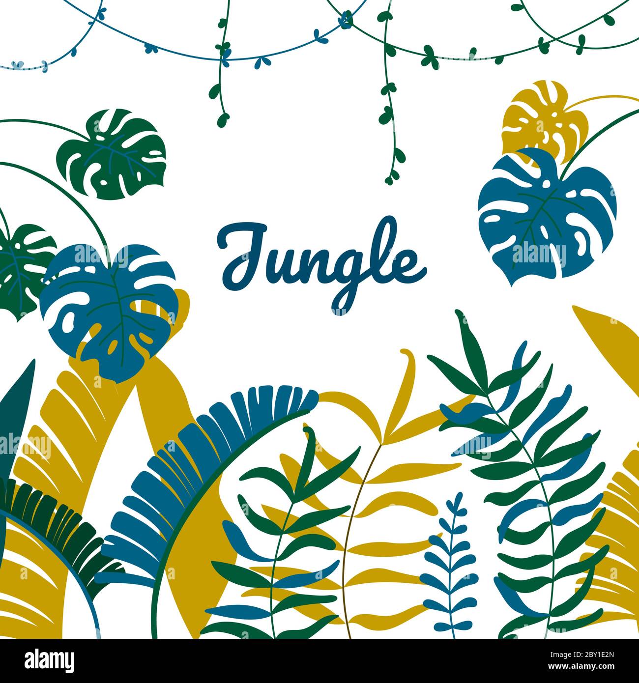 Rainforest Leaves Template