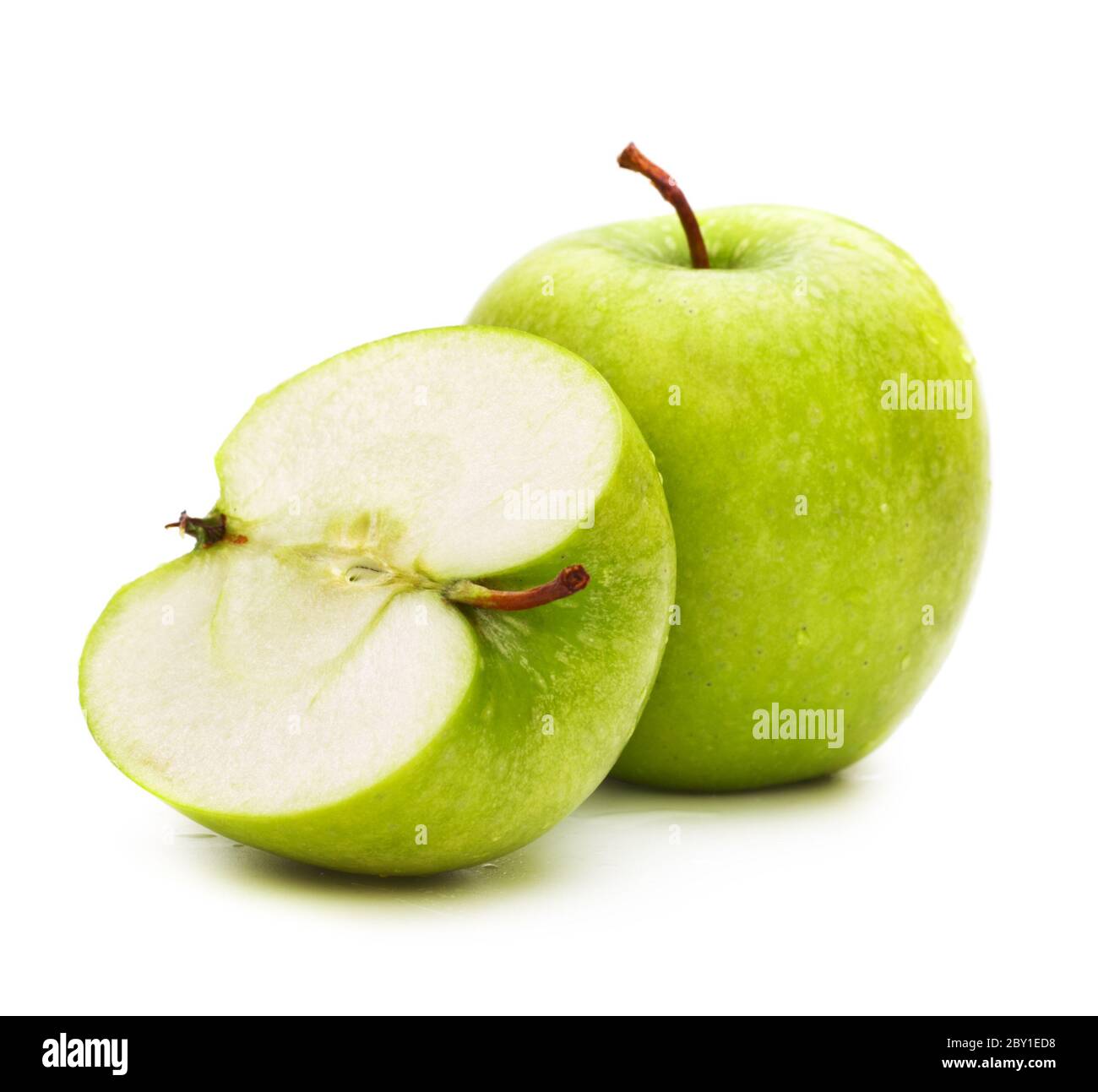 Food photo green apples Cut Out Stock Images & Pictures - Alamy