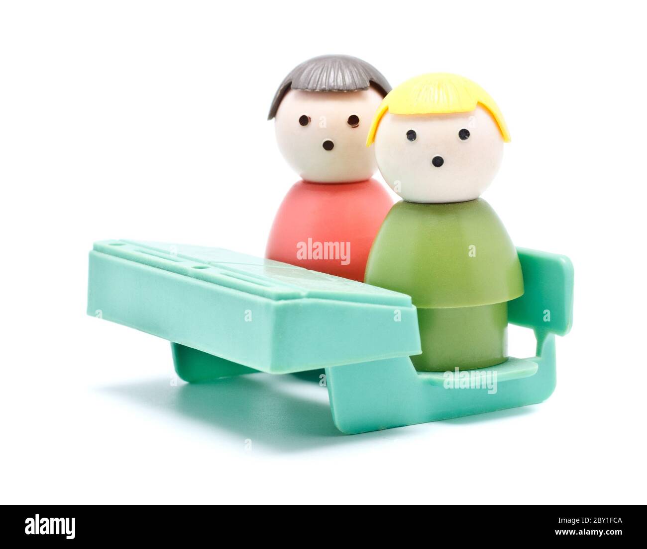 Toy Men Education Stock Photo - Alamy