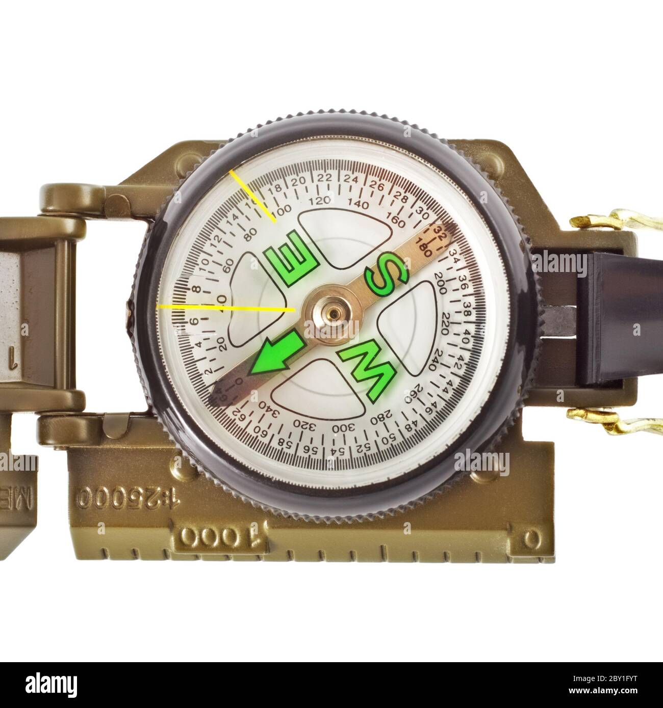 Plastic compass map isolated hi-res stock photography and images - Alamy