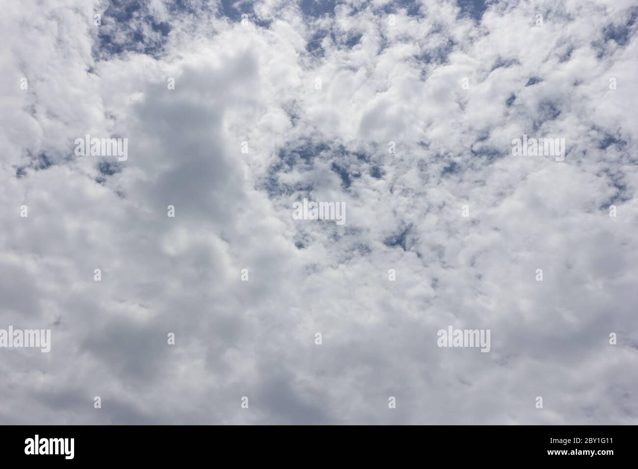 Blue sky with clouds background on morning time Stock Photo - Alamy