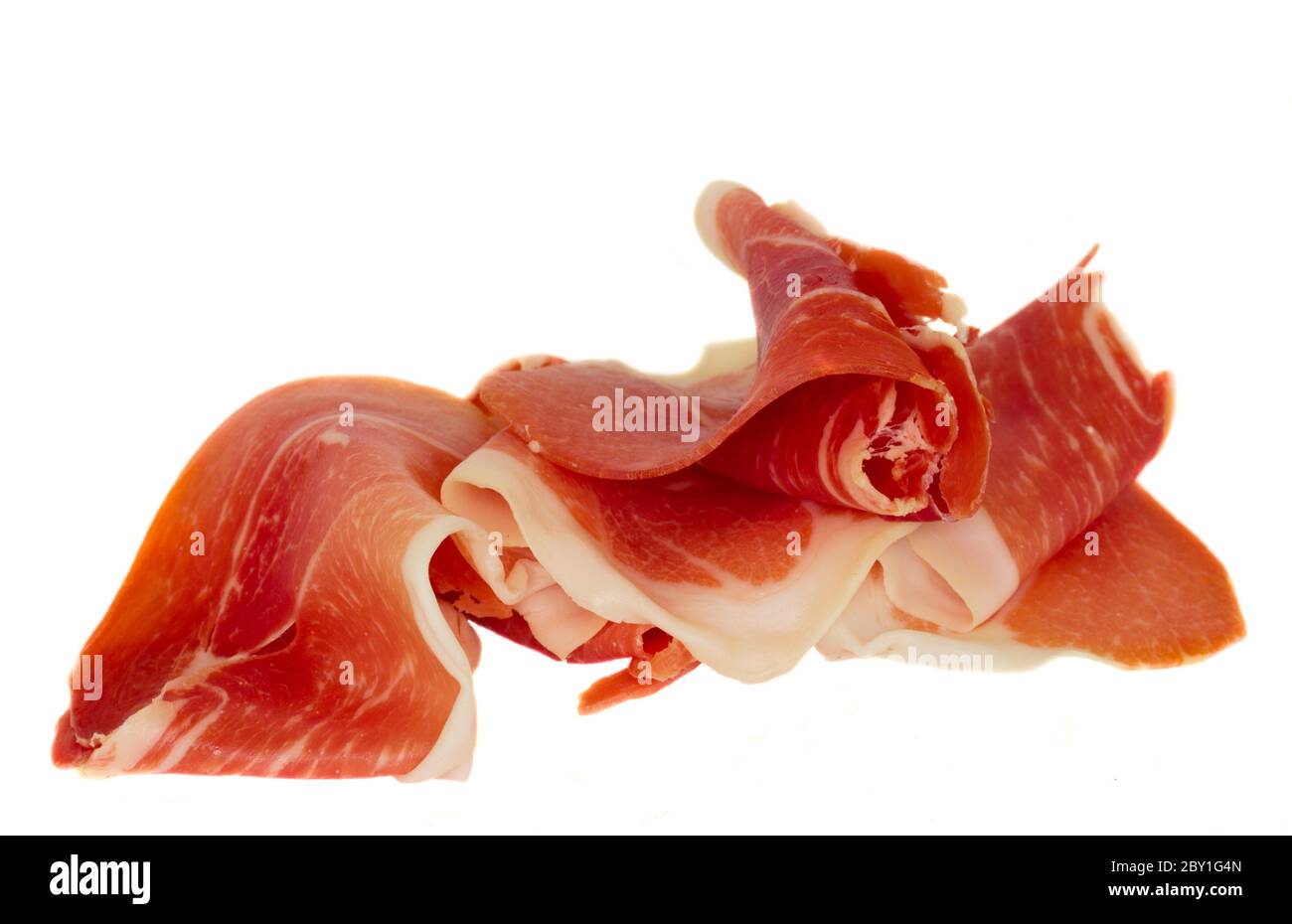 Traditional parma cured ham Cut Out Stock Images & Pictures - Alamy