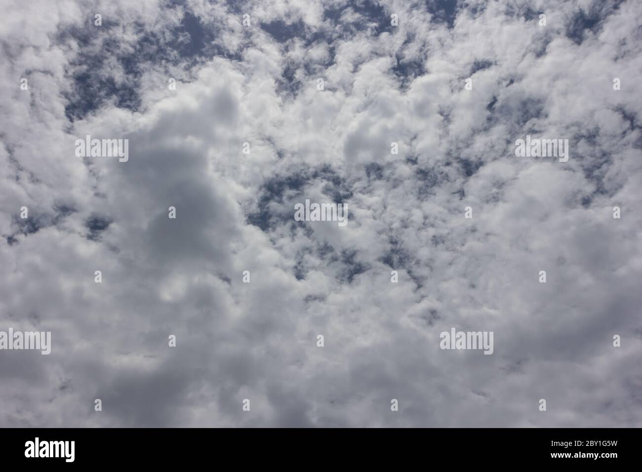 Blue sky with clouds background on morning time Stock Photo - Alamy