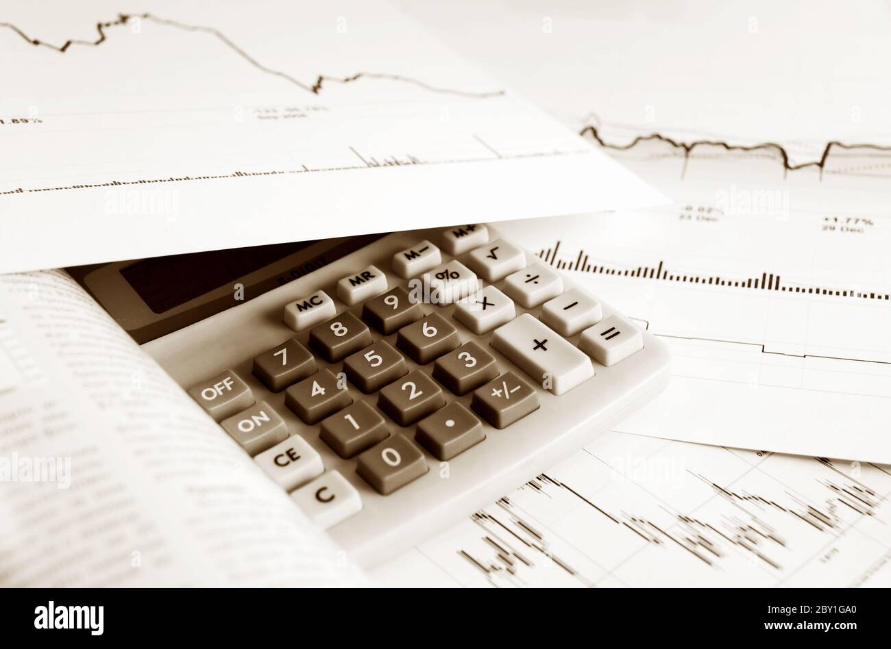 Stock market graphs and charts Stock Photo - Alamy
