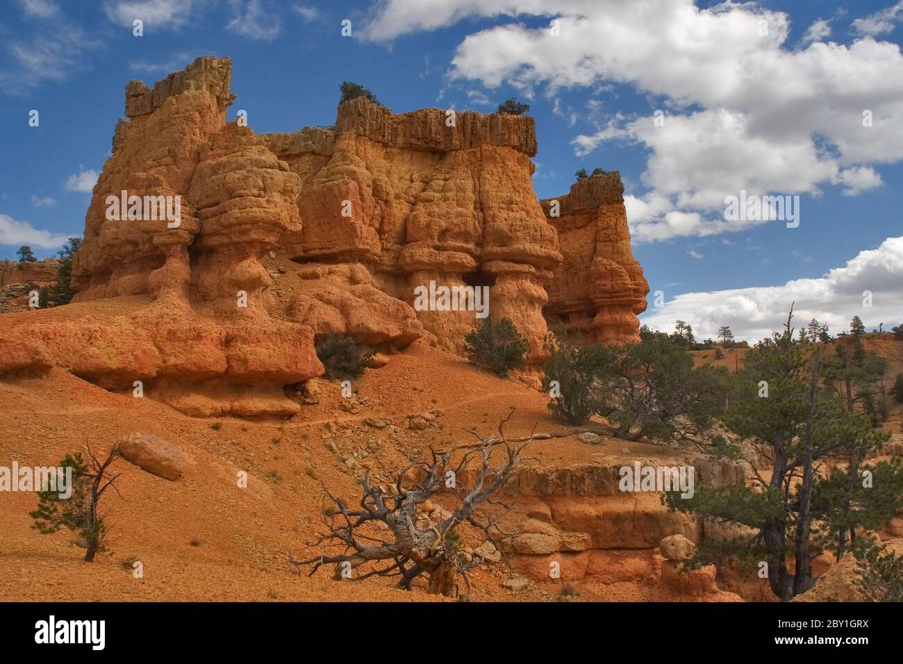Red columns from a stone Stock Photo - Alamy