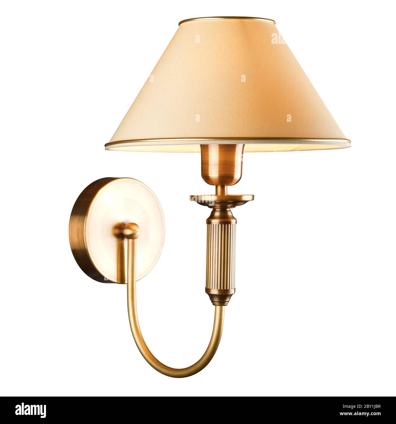 vintage wall lamp isolated on black Stock Photo - Alamy