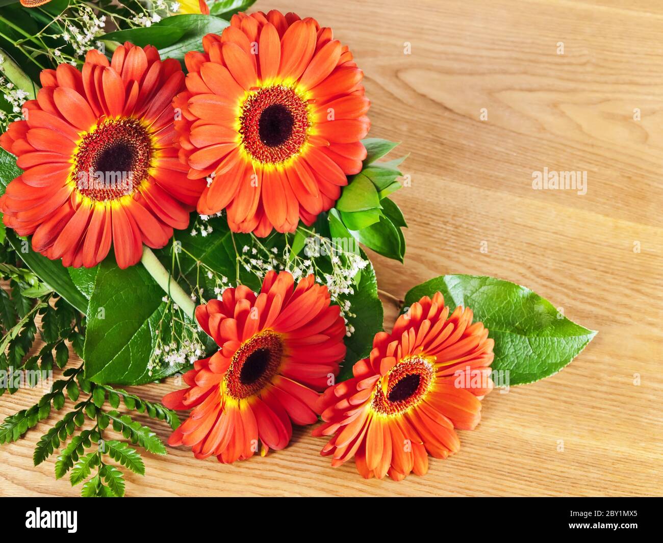 bouquet of gerberas Stock Photo - Alamy