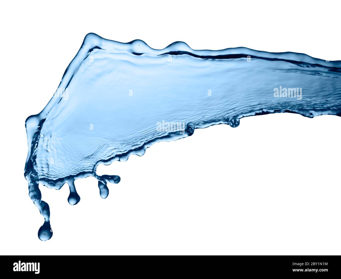 water splash isolated on white Stock Photo - Alamy