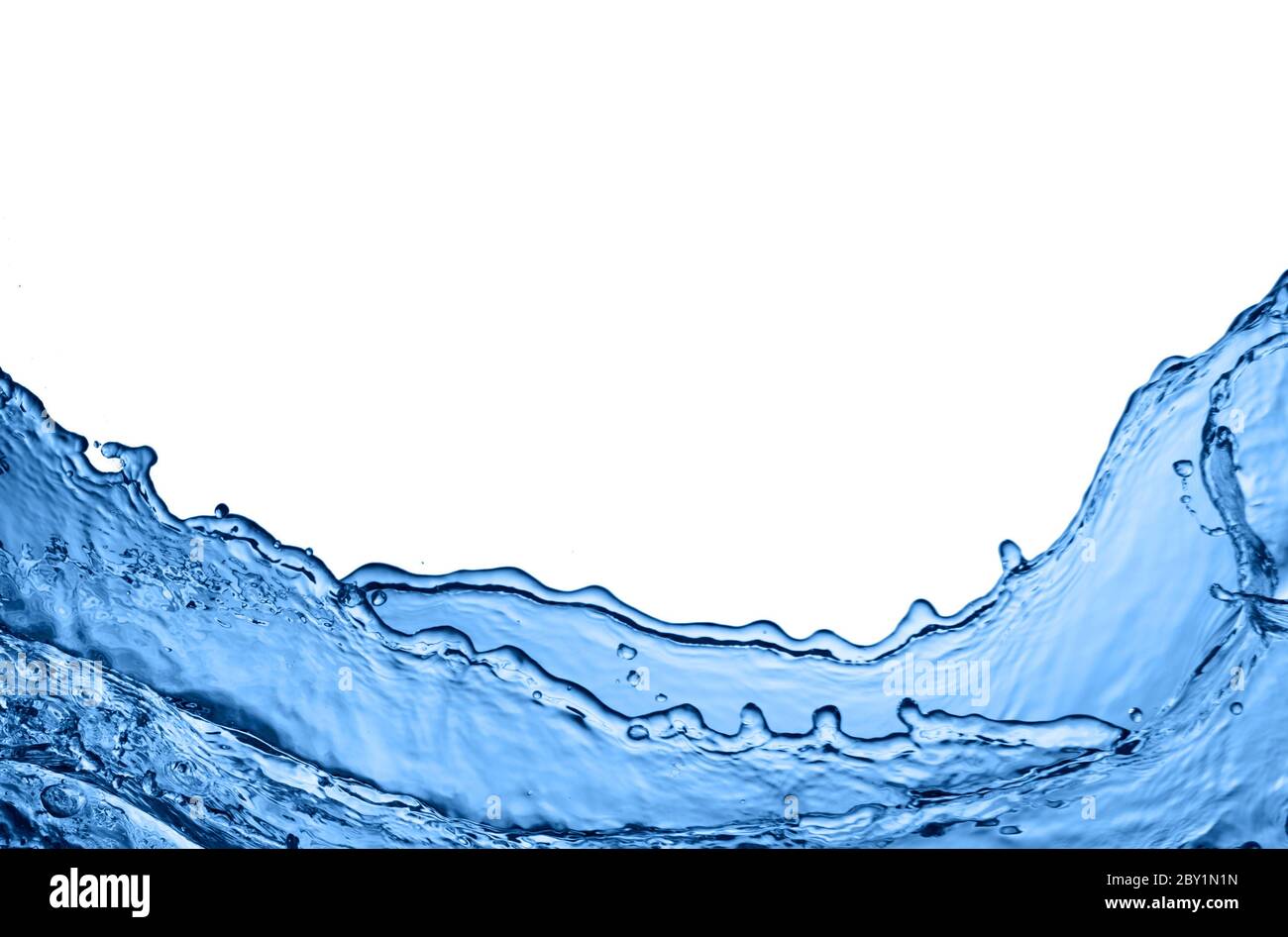 water splash isolated on white Stock Photo - Alamy