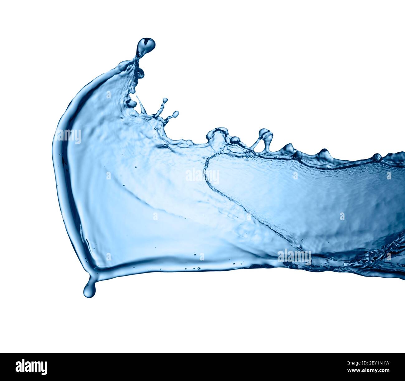 water splash isolated on white Stock Photo - Alamy