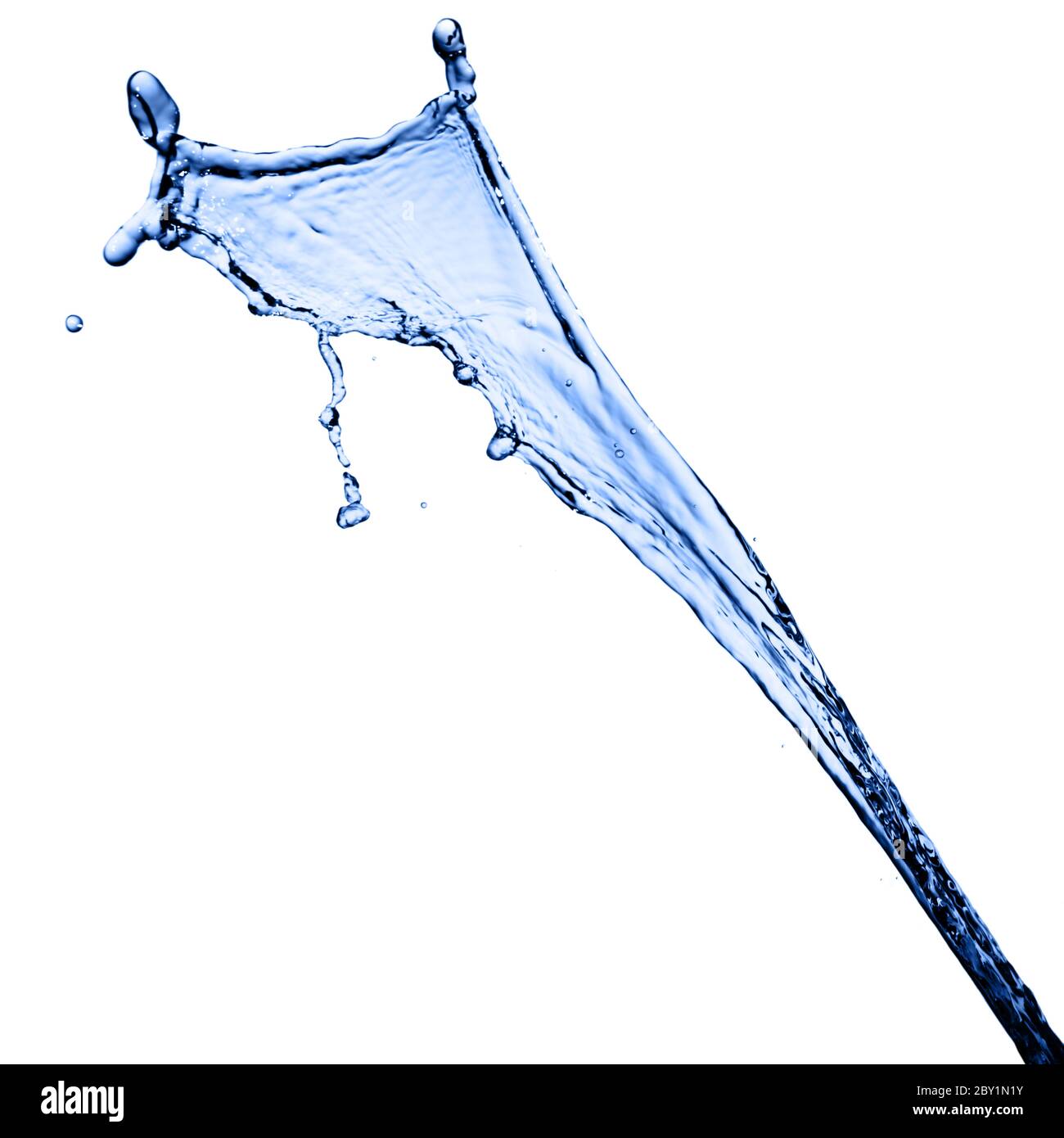 water splash isolated on white Stock Photo - Alamy