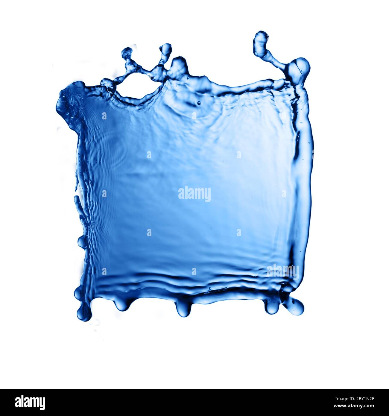 water splash isolated on white Stock Photo - Alamy