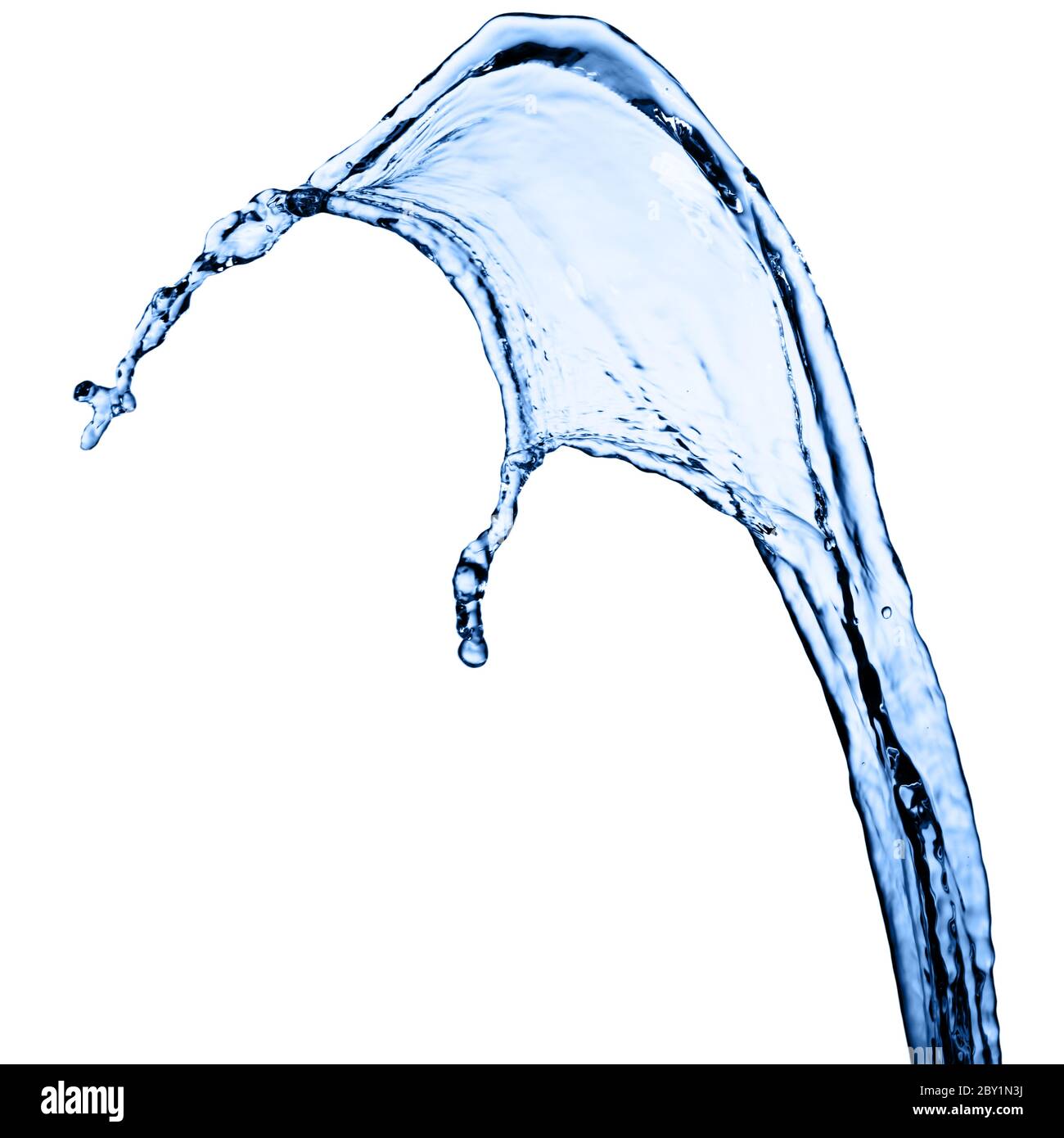 water splash isolated on white Stock Photo - Alamy