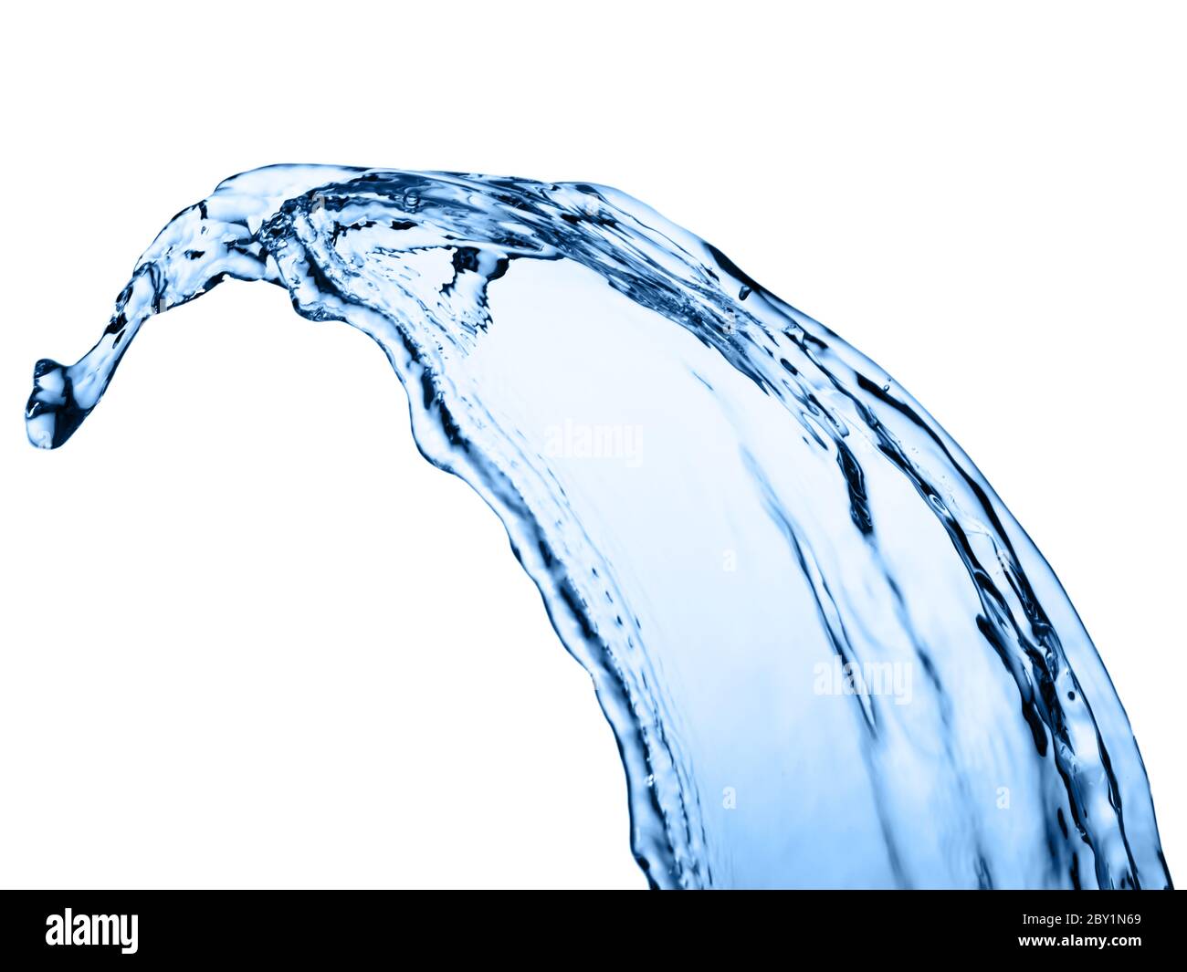 water splash isolated on white Stock Photo - Alamy