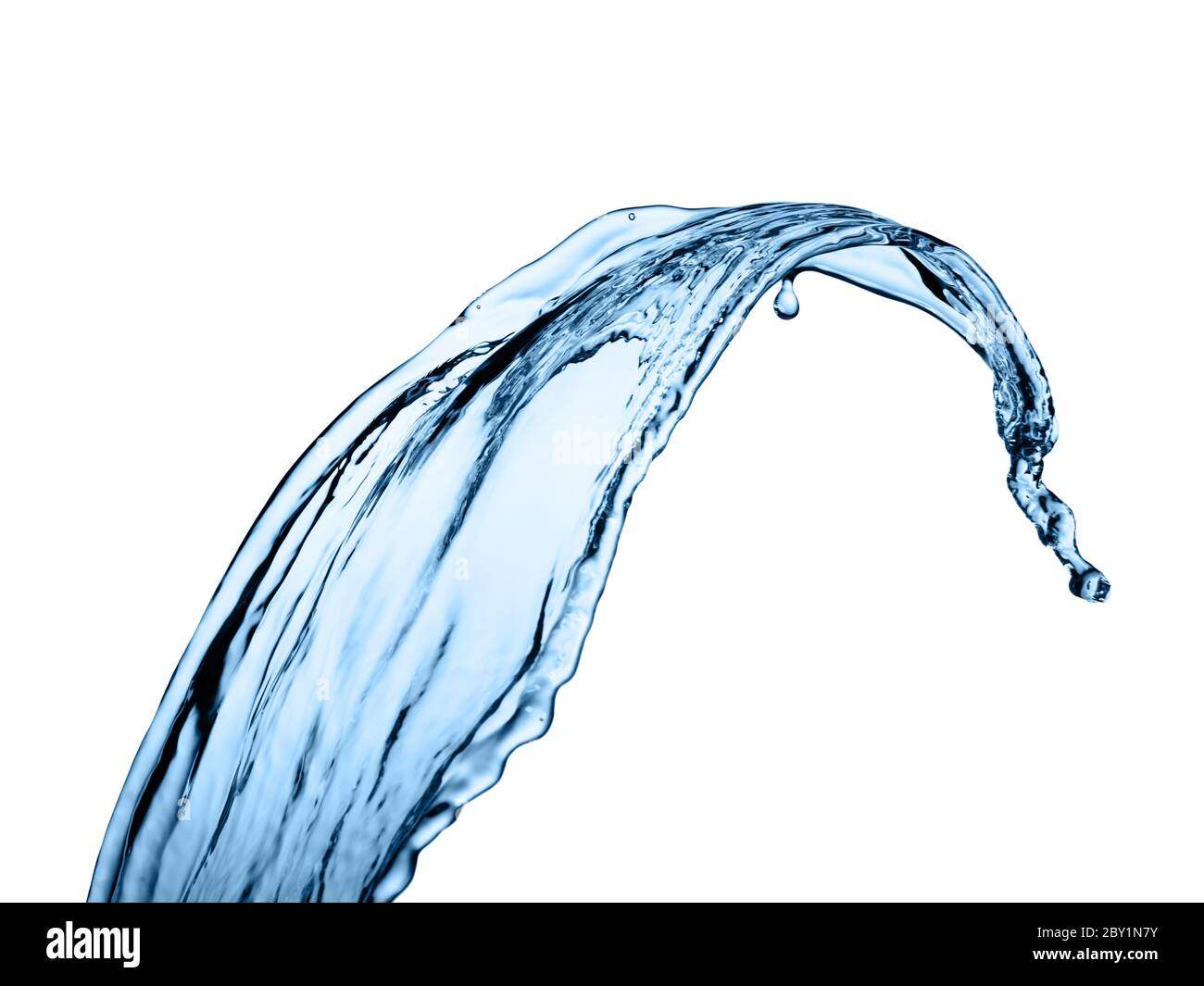 water splash isolated on white Stock Photo - Alamy