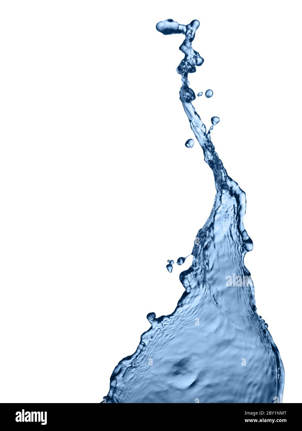 water splash isolated on white Stock Photo - Alamy