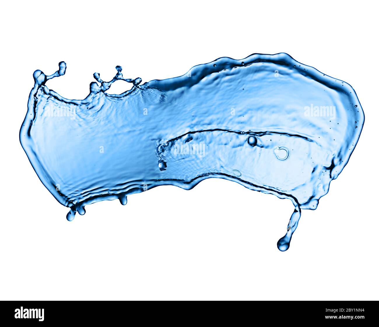 water splash isolated on white Stock Photo - Alamy