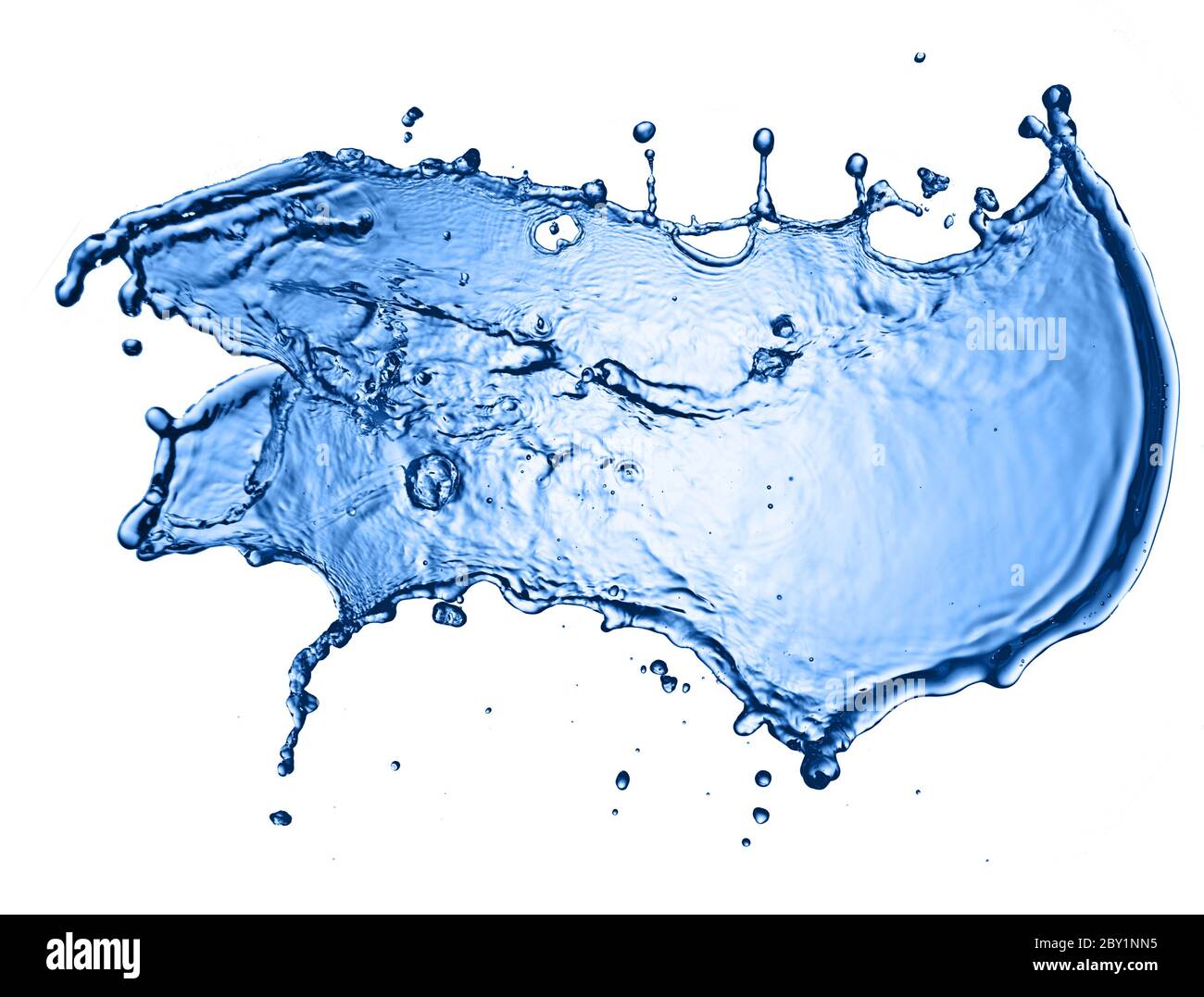 water splash isolated on white Stock Photo - Alamy
