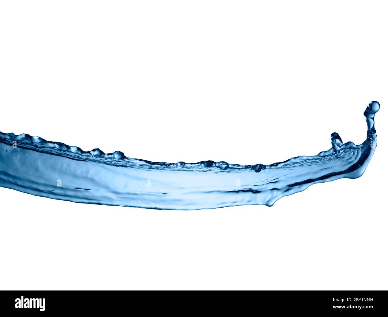 water splash isolated on white Stock Photo - Alamy