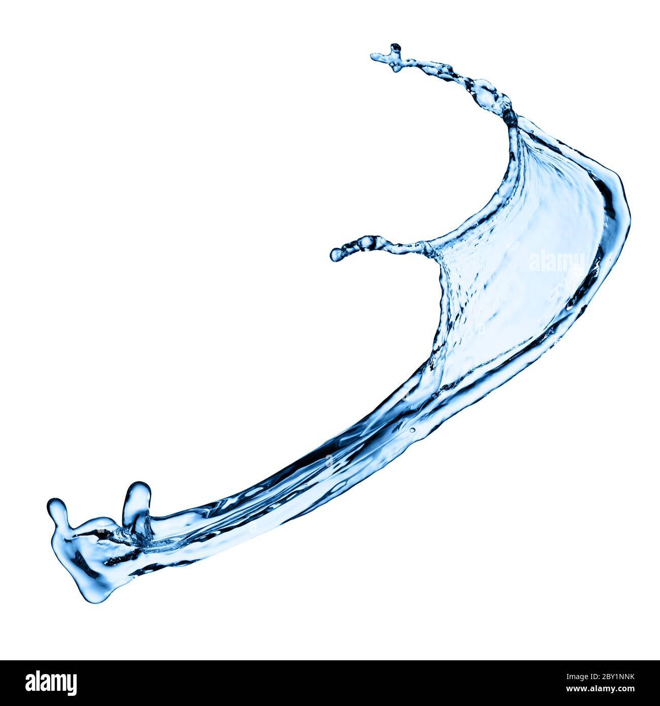 water splash isolated on white Stock Photo - Alamy