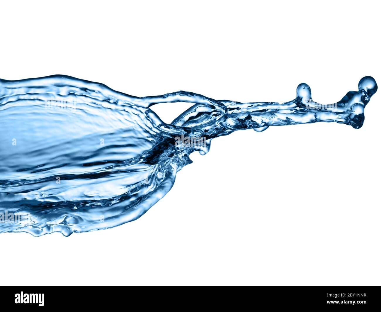 water splash isolated on white Stock Photo - Alamy