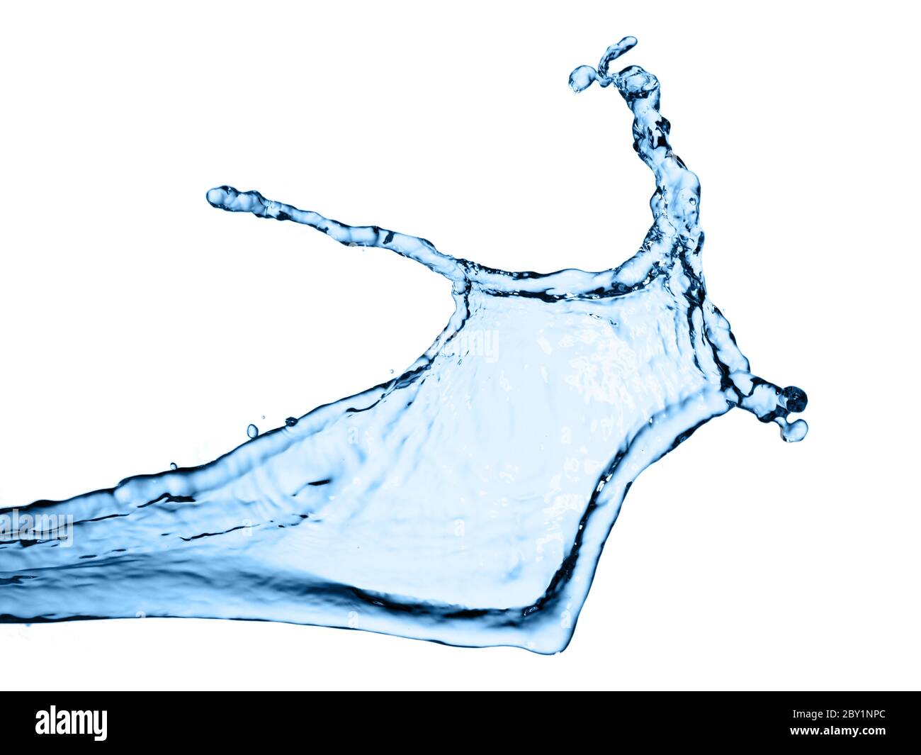 water splash isolated on white Stock Photo - Alamy