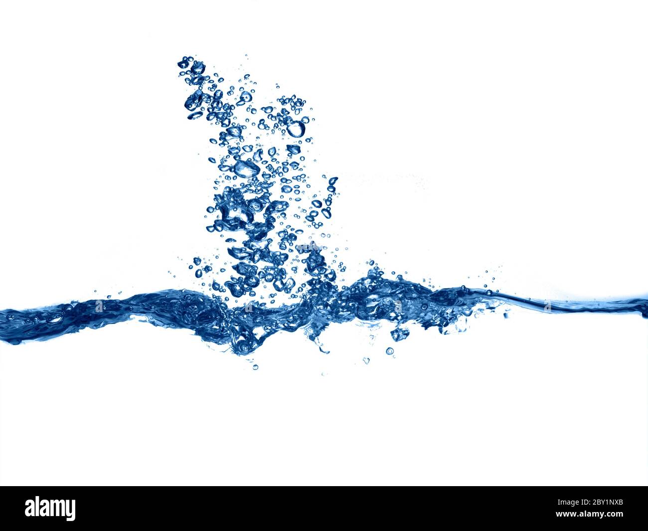 water splash isolated on white Stock Photo - Alamy