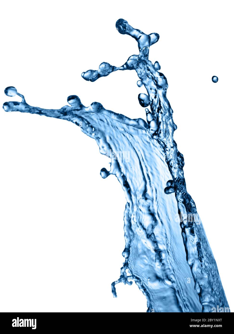 water splash isolated on white Stock Photo - Alamy