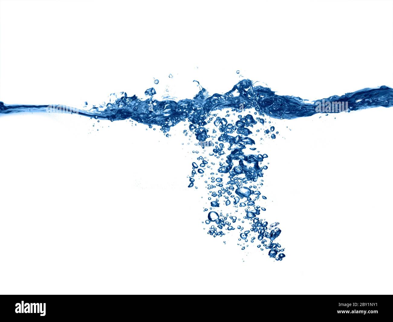 water splash isolated on white Stock Photo - Alamy
