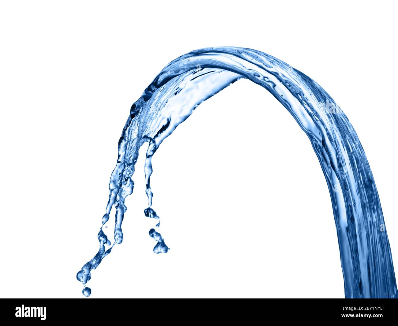 water splash isolated on white Stock Photo - Alamy