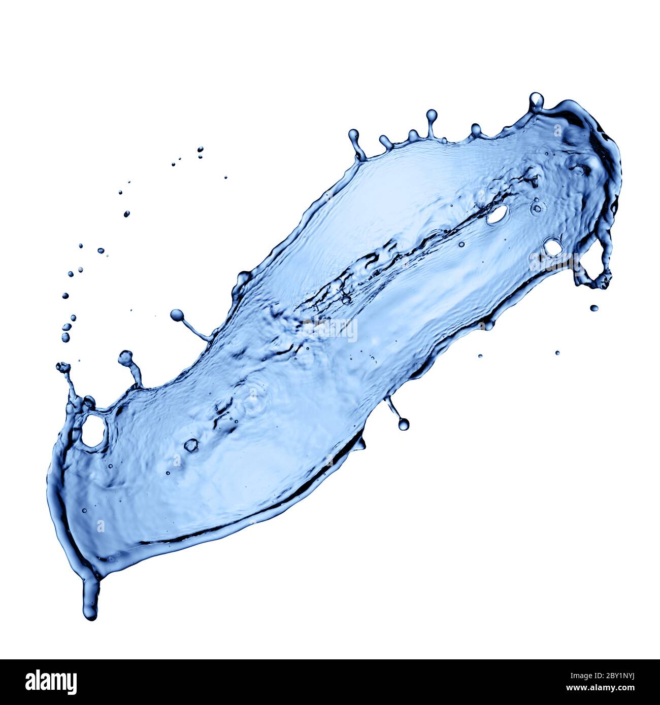 water splash isolated on white Stock Photo - Alamy