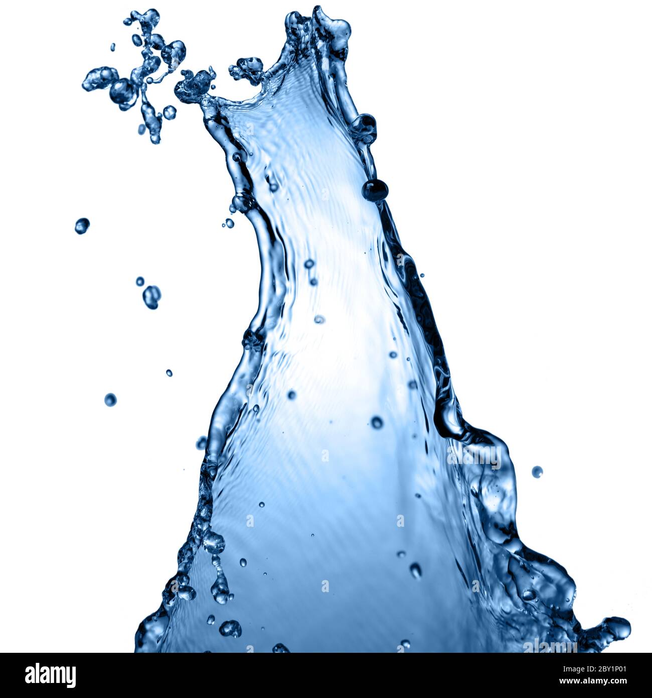 water splash isolated on white Stock Photo - Alamy