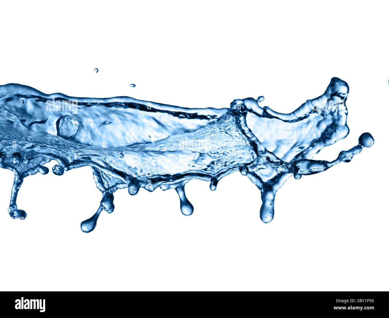 water splash isolated on white Stock Photo - Alamy