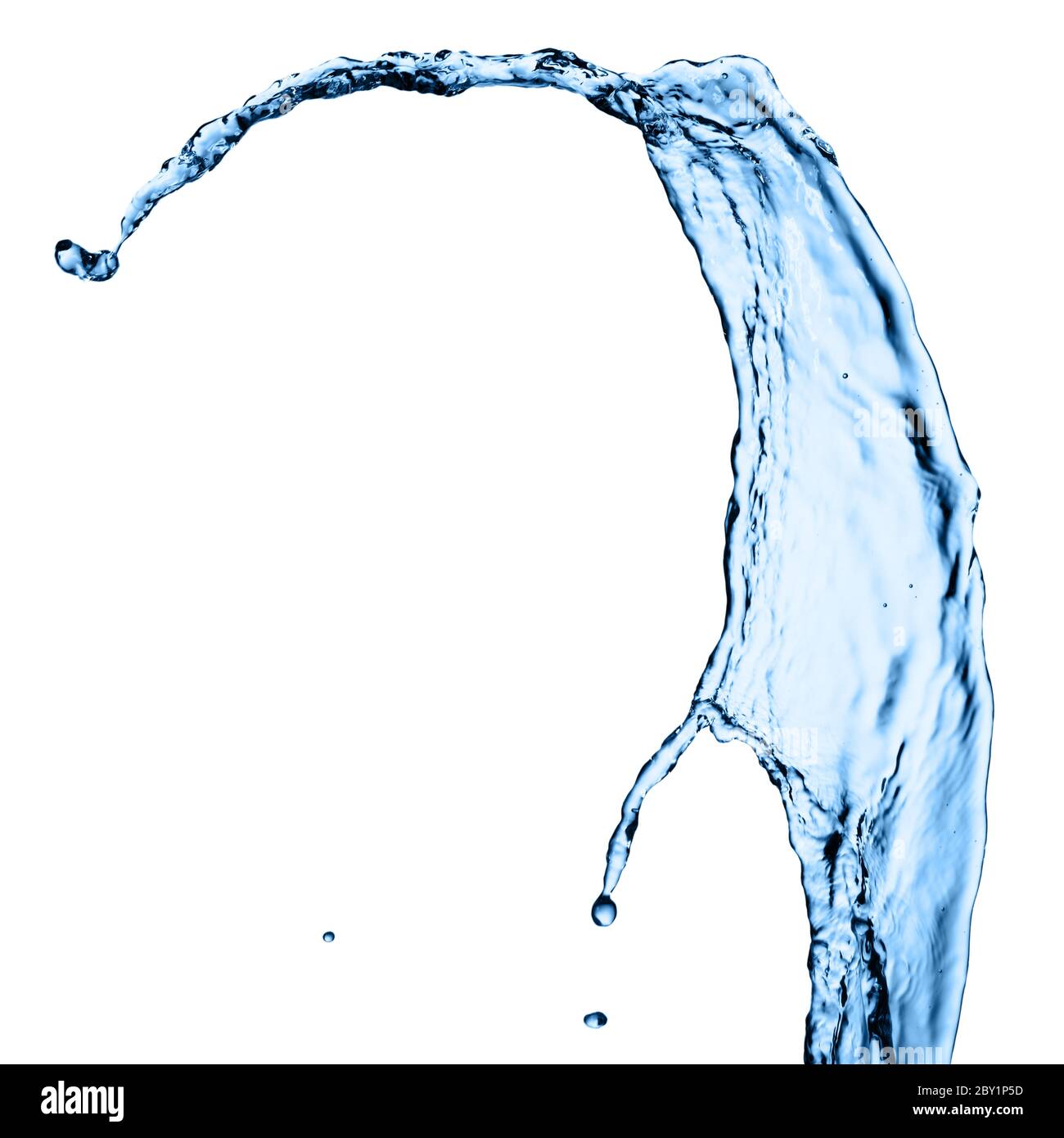 water splash isolated on white Stock Photo - Alamy