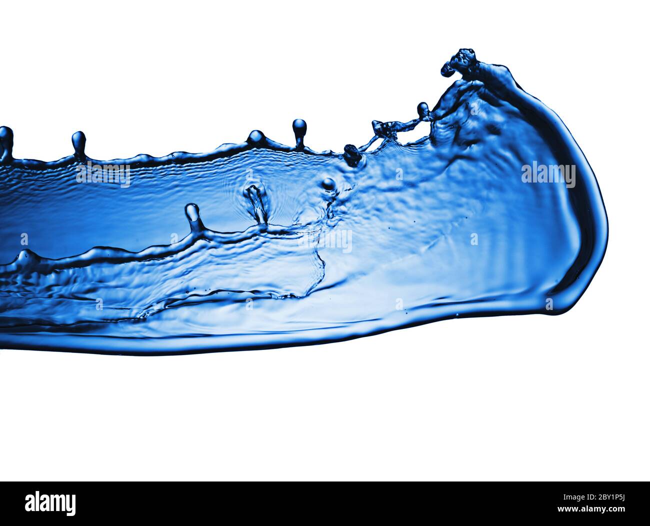 water splash isolated on white Stock Photo - Alamy