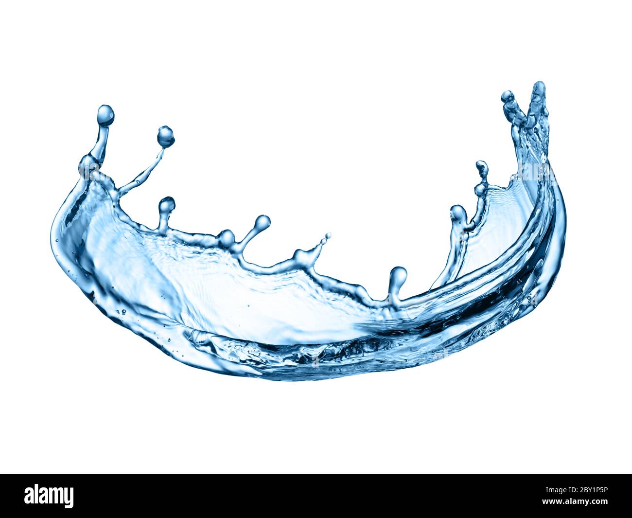water splash isolated on white Stock Photo - Alamy