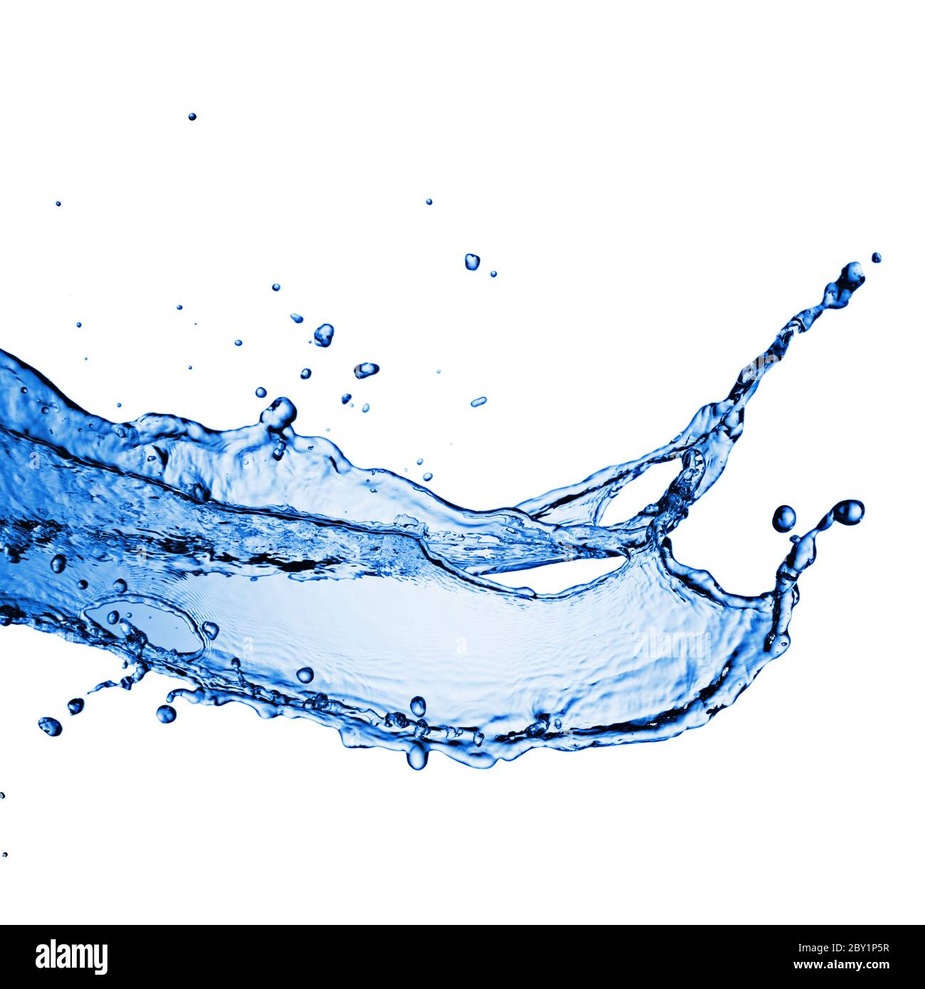 water splash isolated on white Stock Photo - Alamy