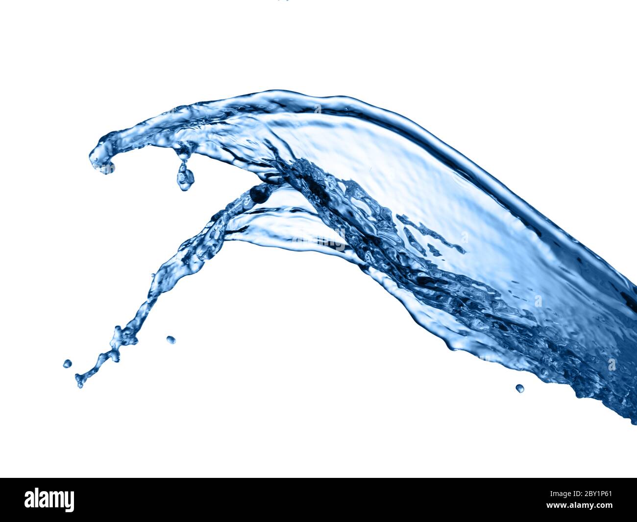 water splash isolated on white Stock Photo - Alamy
