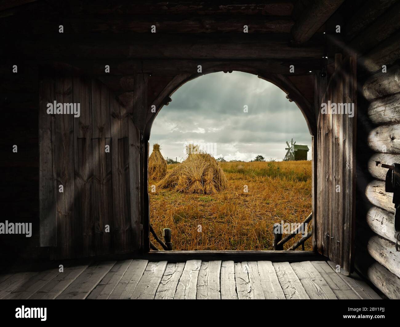 Log gates hi-res stock photography and images - Alamy