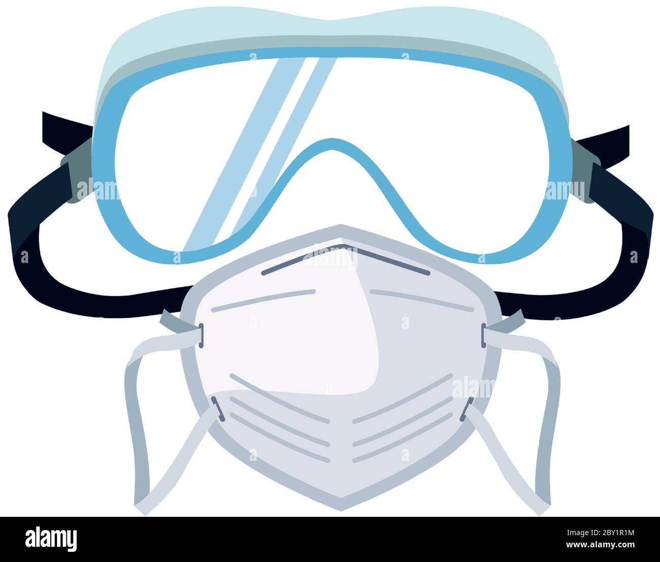 medical mask and goggles protection accessories for covid19 prevention ...