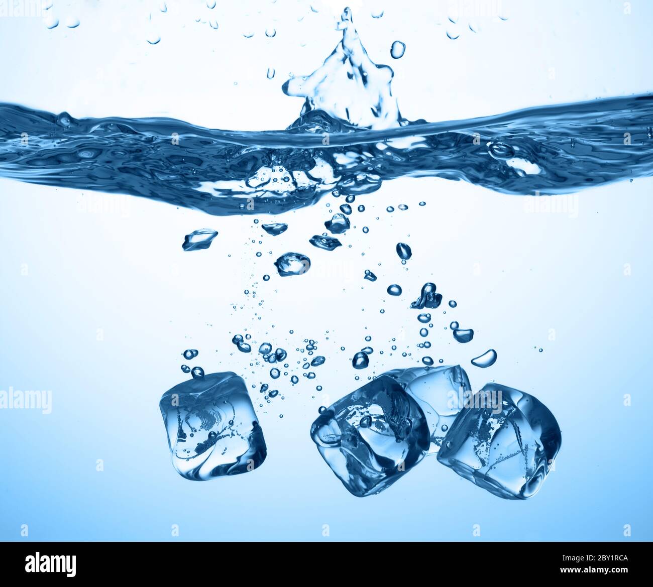 ice cube dropped Stock Photo - Alamy